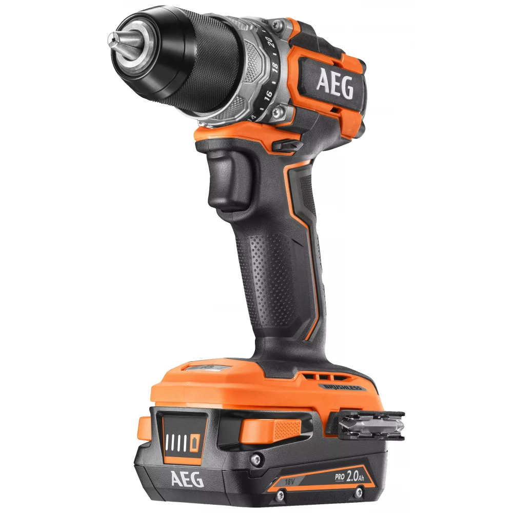 AEG BS 18SBL 8 V-os Subcompact Brushless drill-screwdriver + 2 x 2.0Ah ...