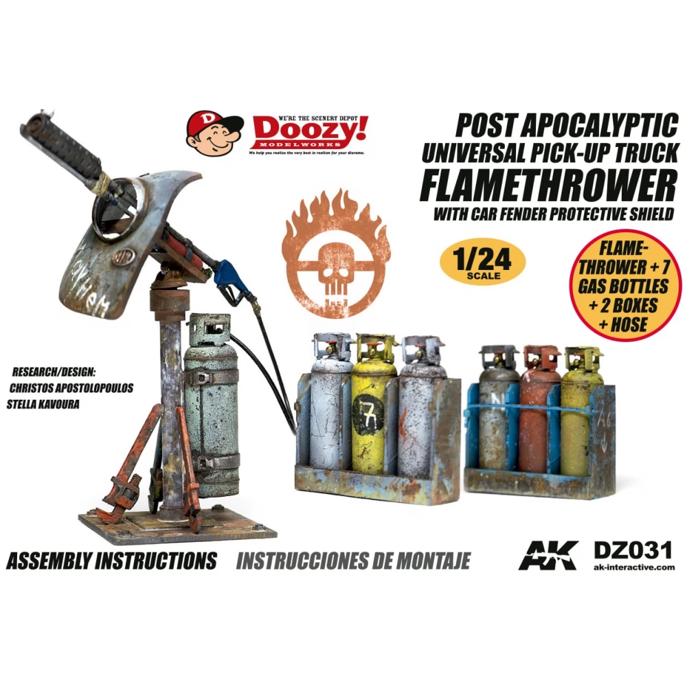 AK INTERACTIVE 1/24 Post Apocalyptic Uuniversal Pick Up Truck ...