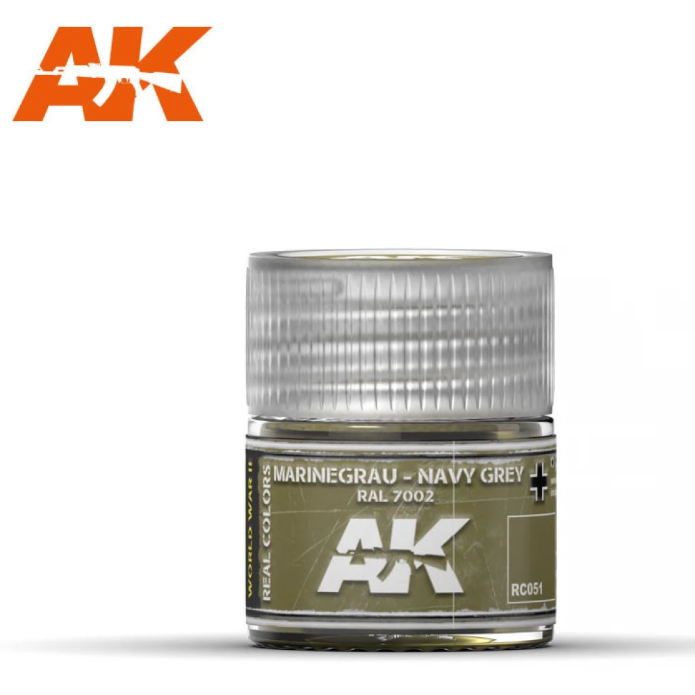 AK INTERACTIVE Real Colors Marinegrau-Navy Grey RAL 7002 akril lakk ...