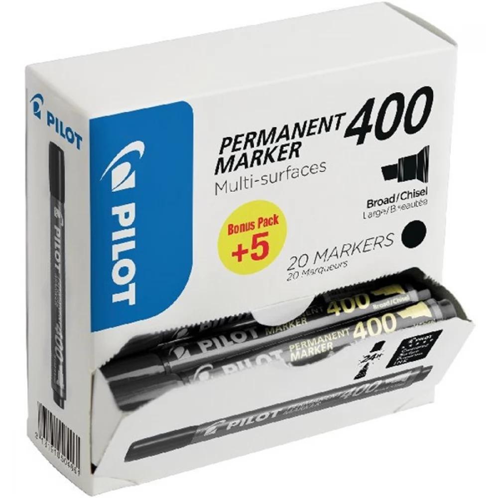 PILOT BT 400 permanent marker black 20 pcs - iPoncomp.com