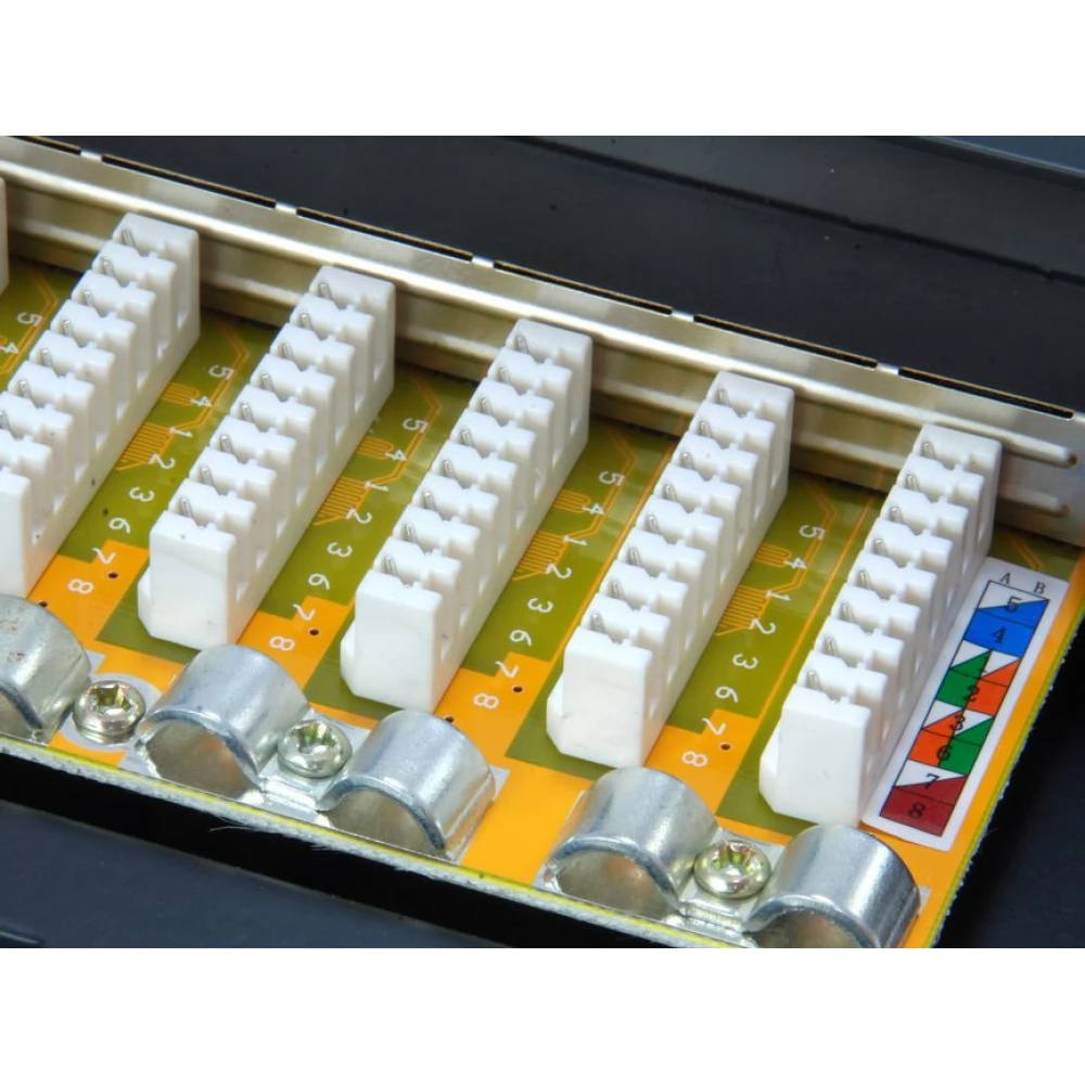 EQUIP 16-Port Cat.6 Shielded Patch Panel Black 326417 - iPoncomp.hr