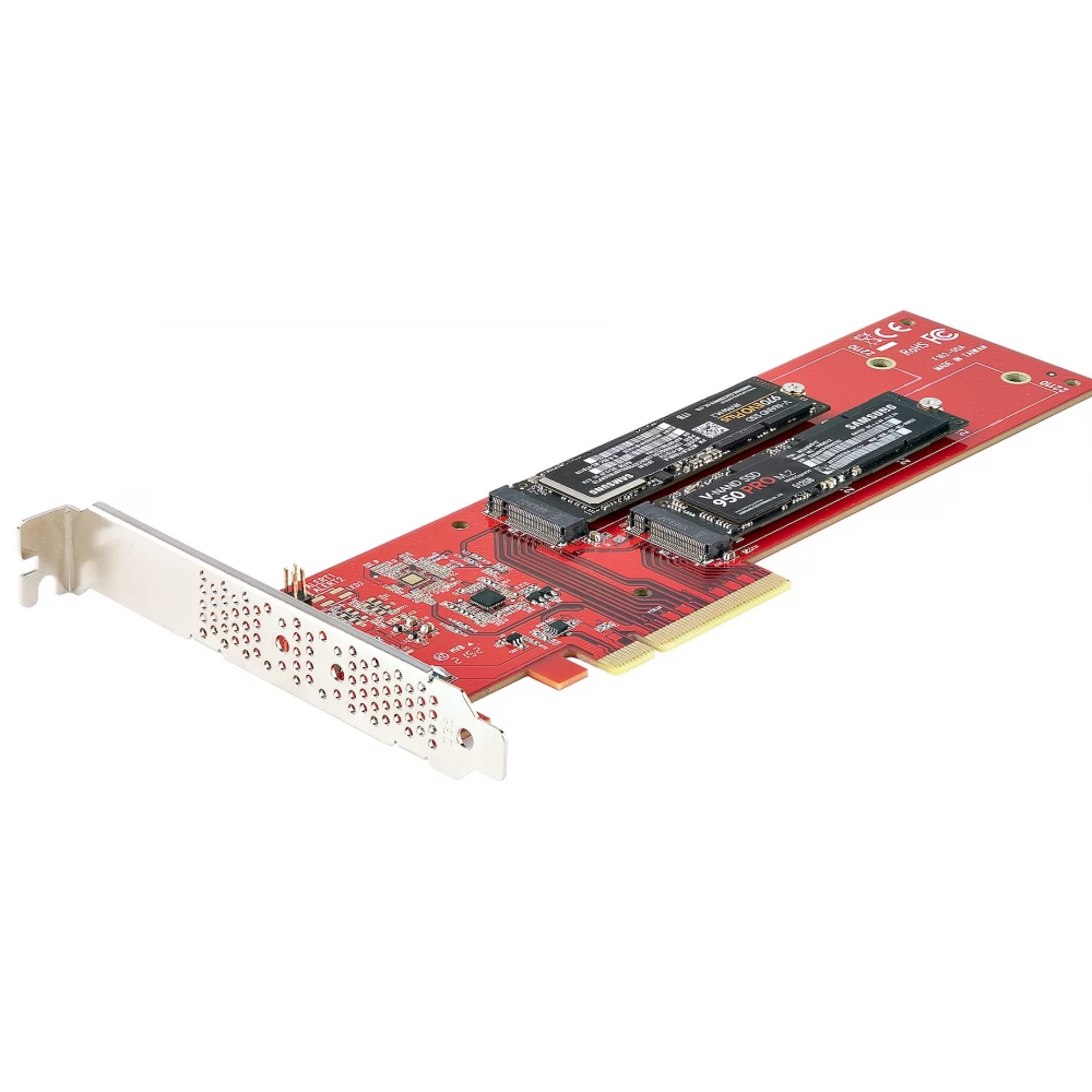 STARTECH Dual M 2 PCIe SSD Adapter Card IPon hu