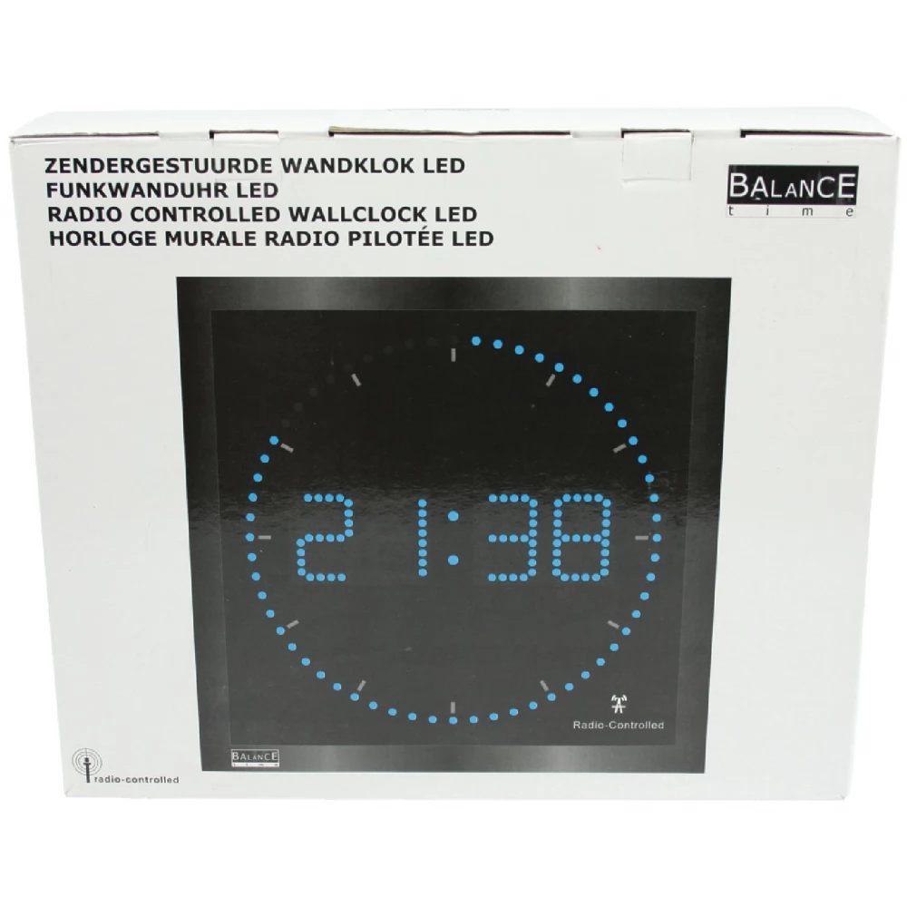 BALANCE HE-CLOCK-27 Wall clock Digital black - iPoncomp.com