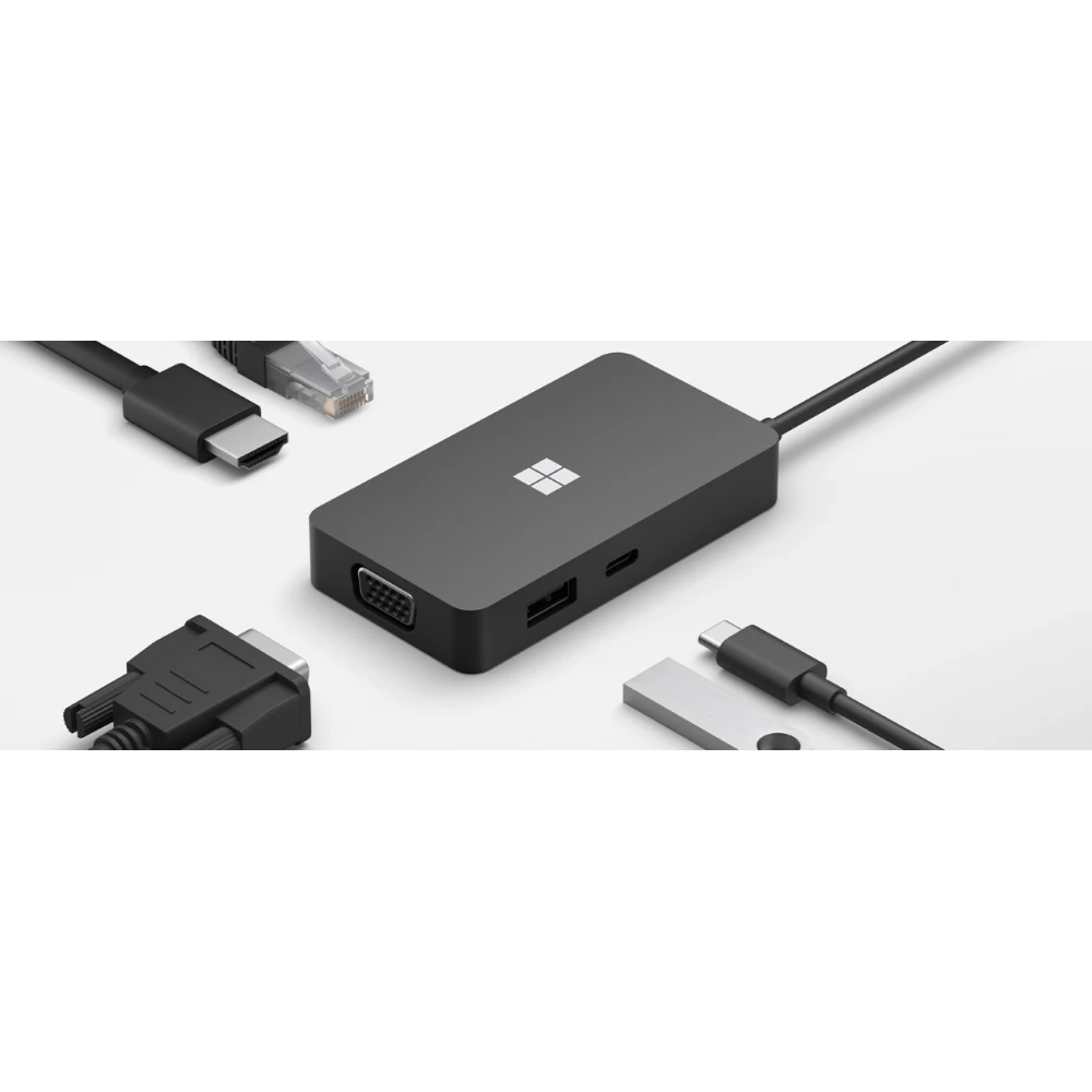 MICROSOFT USB-C Travel Hub fekete - iPon.hu
