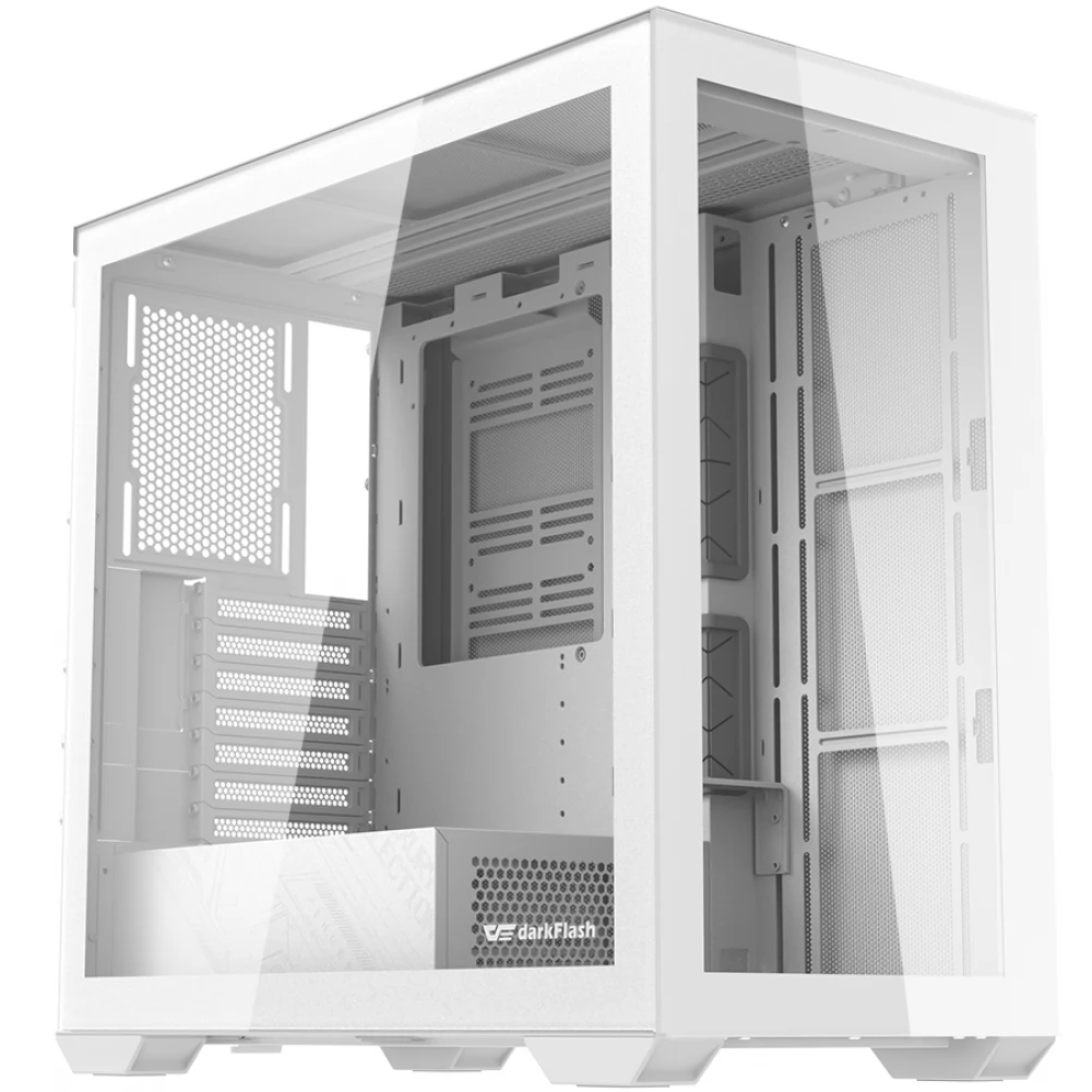 DARKFLASH DLX4000 TG white - iPoncomp.com