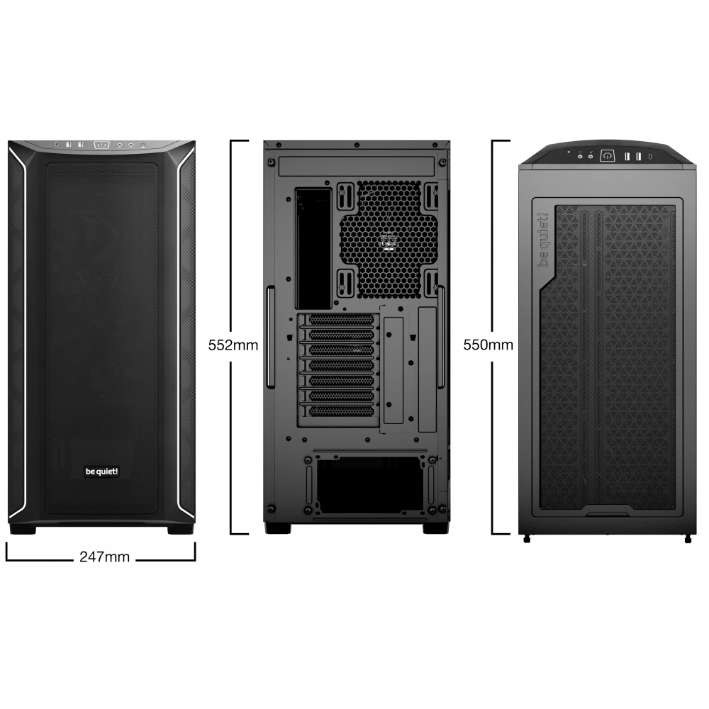 BE QUIET! Shadow Base 800 DX fekete - iPon.hu