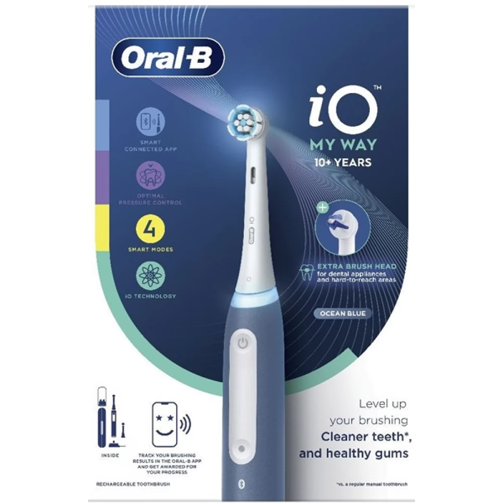 ORAL-B iO My Way Electronic toothbrush ocean blue - iPoncomp.com