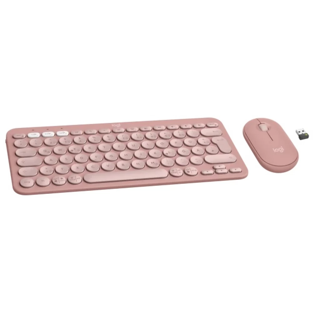 LOGITECH Pebble 2 Combo US English pink - iPon - hardware and software ...