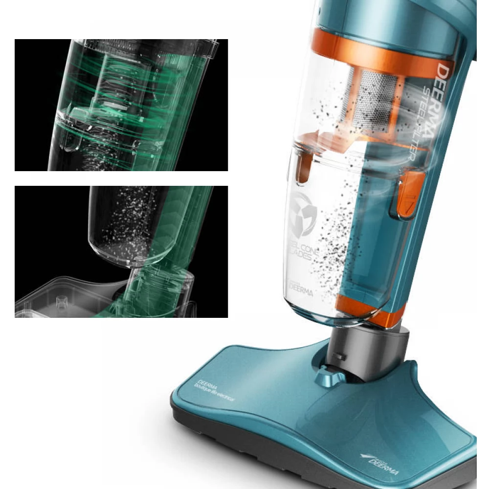 DEERMA DX900 Vacuum cleaner standing 600 W 800 ml turcoise - iPoncomp.com