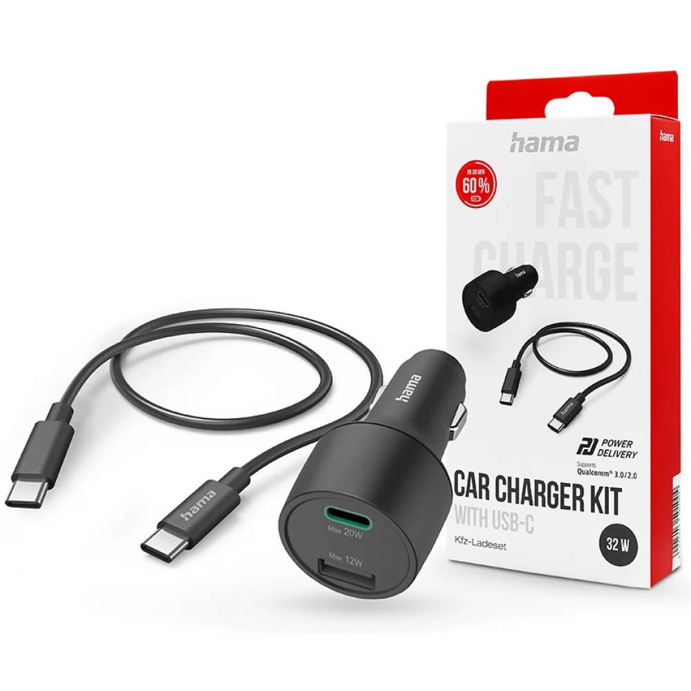 Hama Szivargyújtó Töltő Adapter Usb Type C Bemenettel 32w Ipon Hu