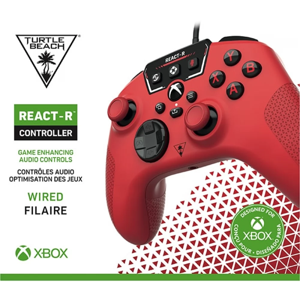 Turtle Beach React R Wired Gamepad Xbox Red 7407