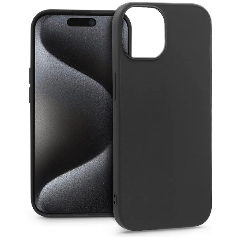 HAFFNER Flexible back panel iPhone 15 Pro black - iPoncomp.com