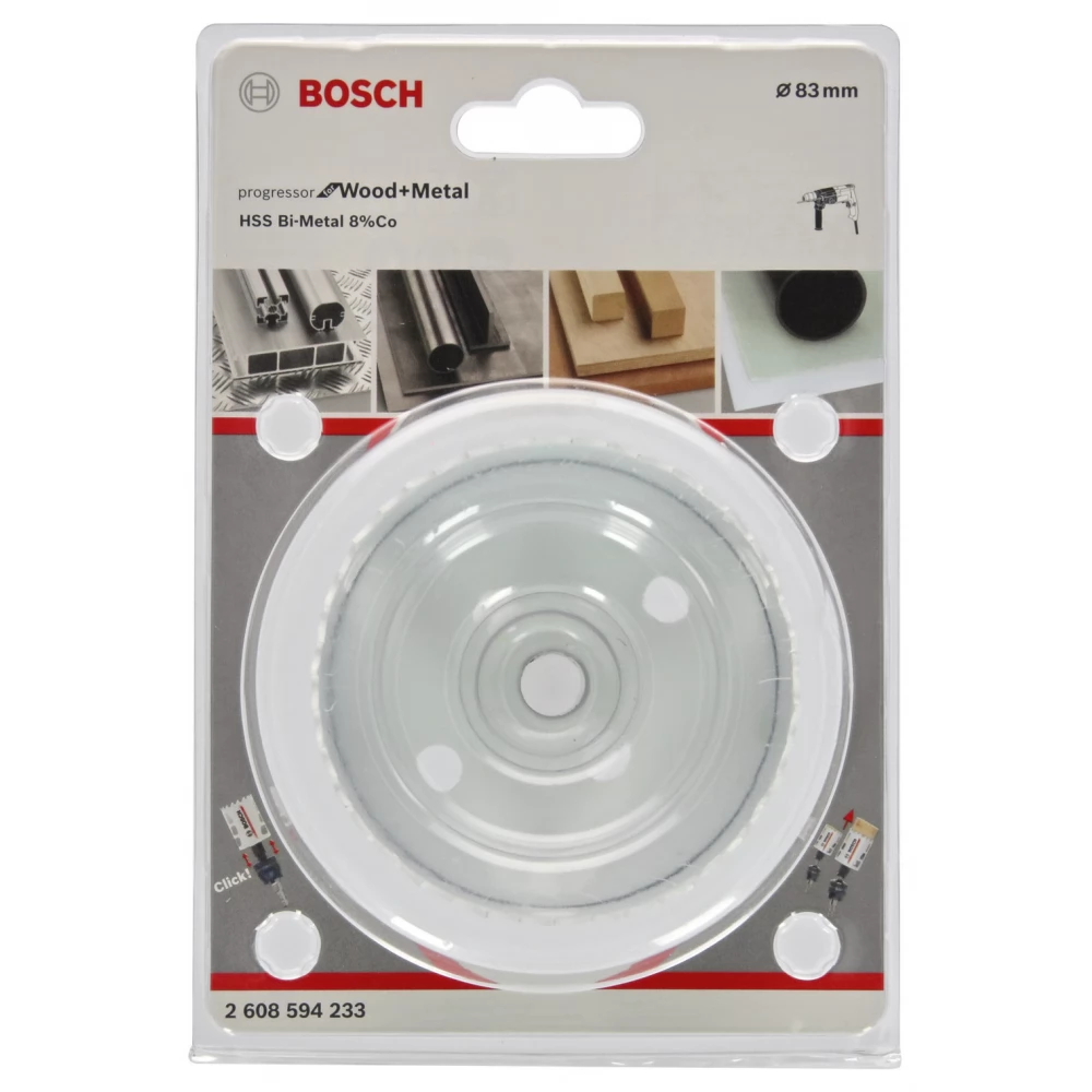 BOSCH BiM Progressor circle cutter Wood & Metal 83mm - iPoncomp.com