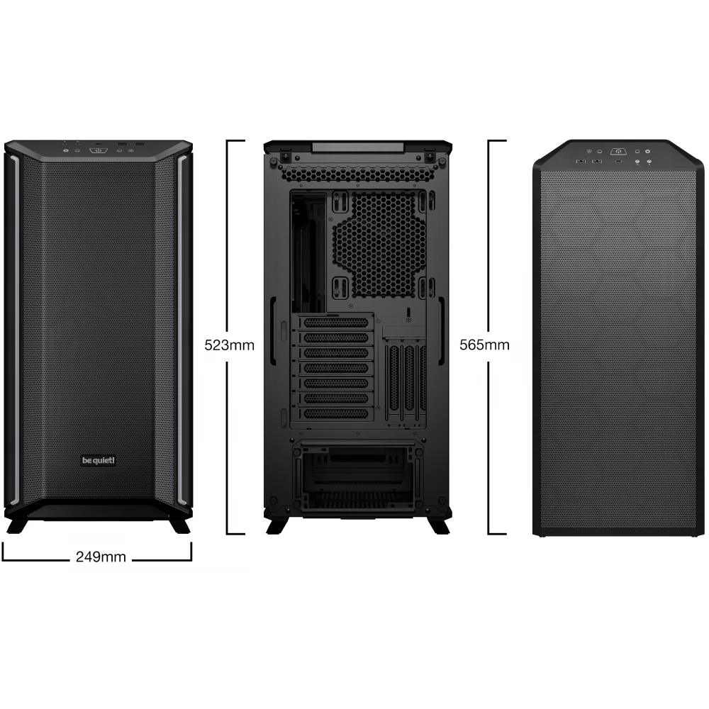 BE QUIET! Dark Base 701 fekete - iPon.hu