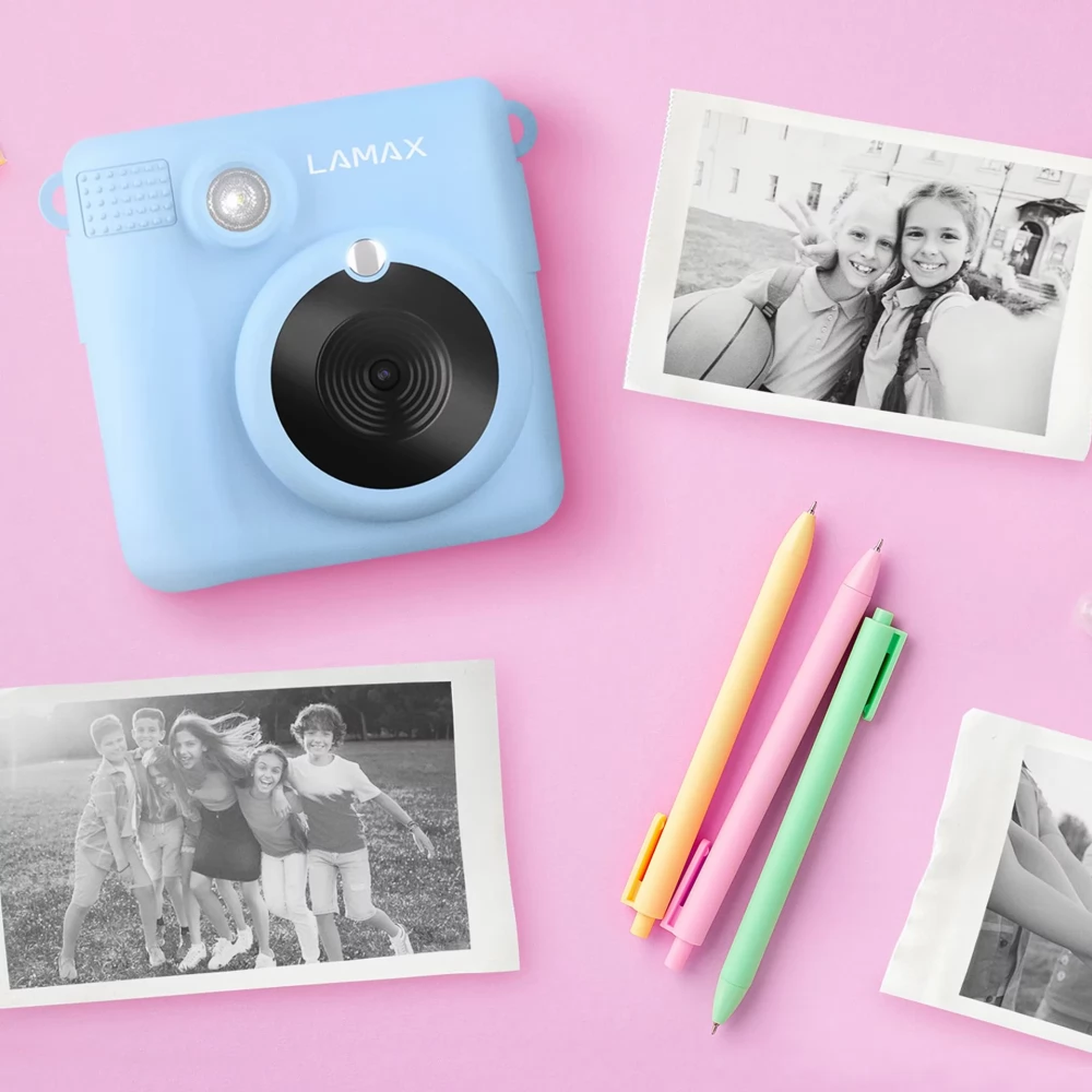 LAMAX InstaKid1 hőpapíros camera blue - iPoncomp.com