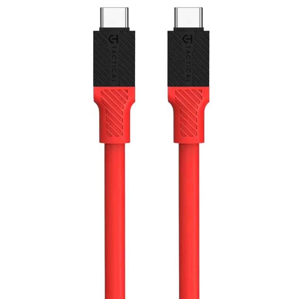 TACTICAL USB-C/USB-C Fat Man 1M red data cable - iPoncomp.com