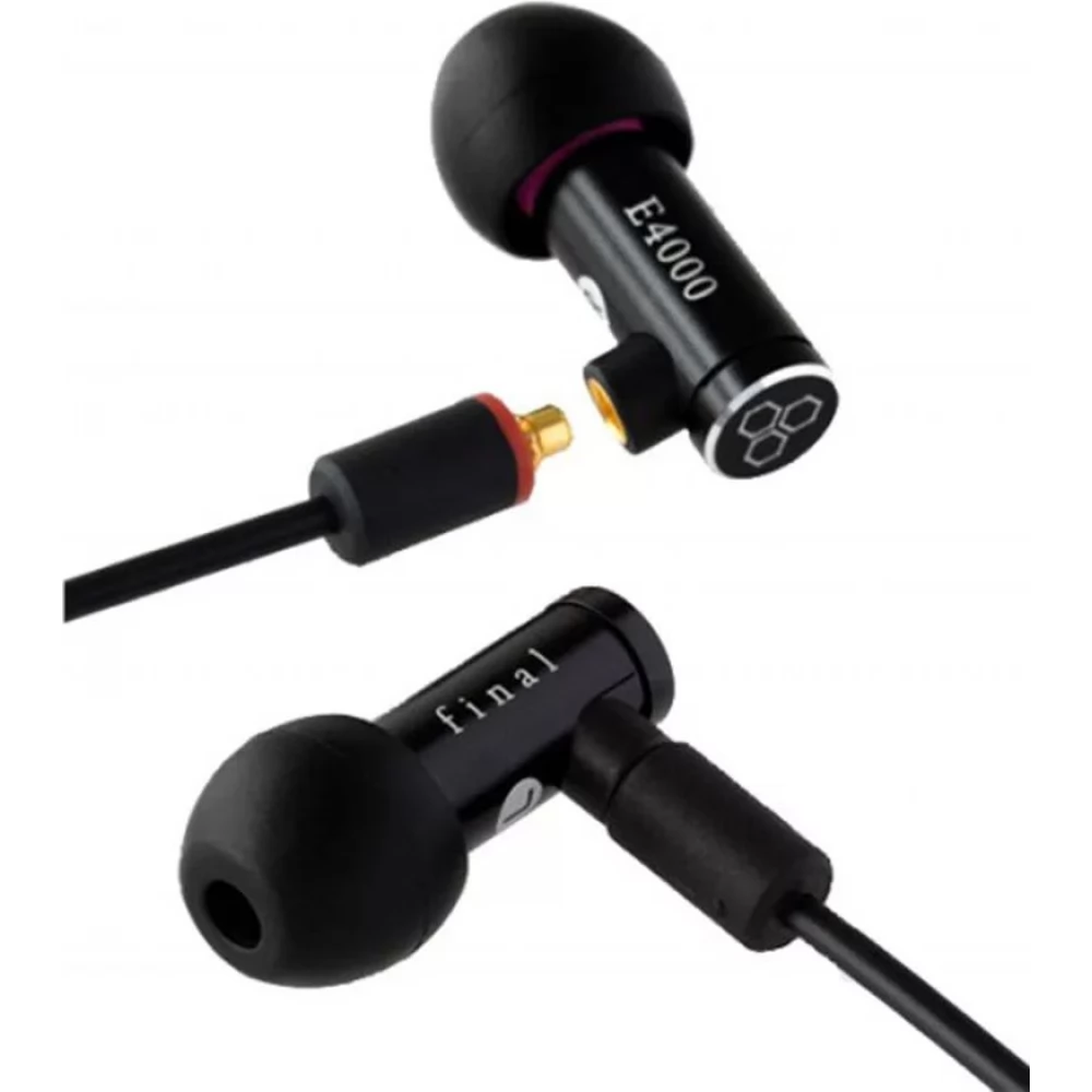 FINAL AUDIO E4000 In-ear monitor fülhallgató MMCX kábellel fekete - iPon.hu