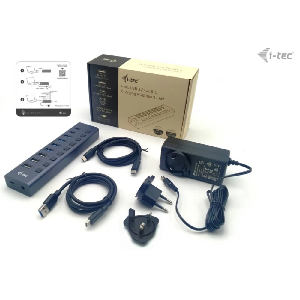 ITEC CACHARGEHUB9LAN USB-A/USB-C Charging HUB - iPon.hu