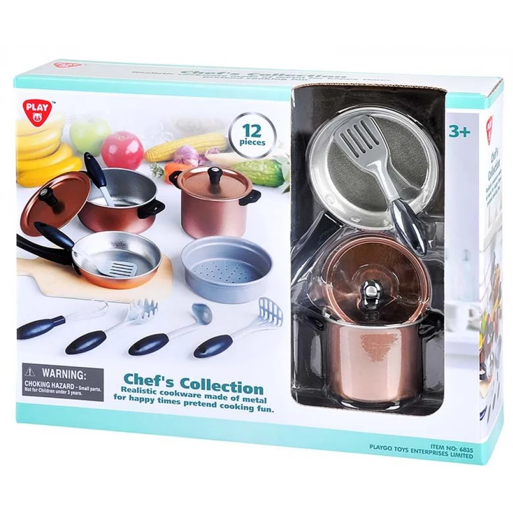 PLAYGO Séf metal cookware set - iPoncomp.com PLAYGO Séf metal cookware set - iPoncomp.com