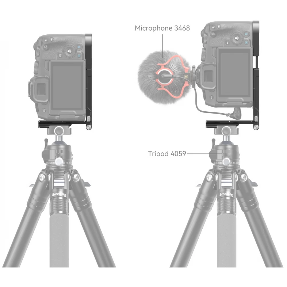 SMALLRIG 4211 Collapsible L-kamerakeret Canon EOS R8 - iPoncomp.com