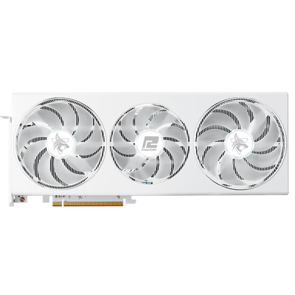 POWERCOLOR RX 7800 XT 16G-L/OC/WHITE Radeon RX 7800 XT 16GB GDDR6 ...