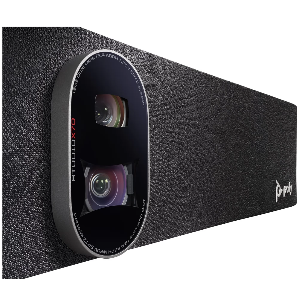 HP Poly Studio X70 All-In-One Video Bar large rooms black-gray EU ...