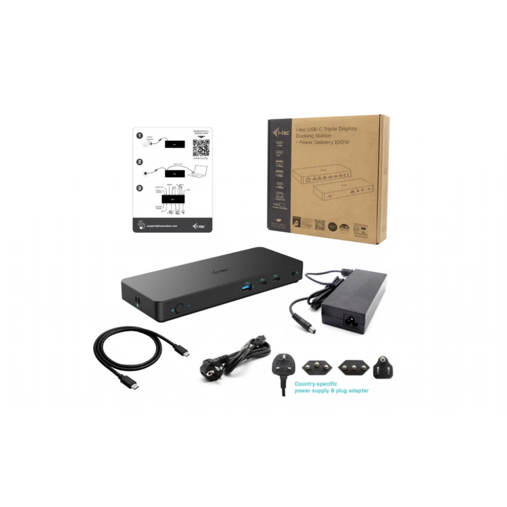 ITEC C31TRIPLEDOCKPDPRO2 USB-C Triple Display Docking Station ...
