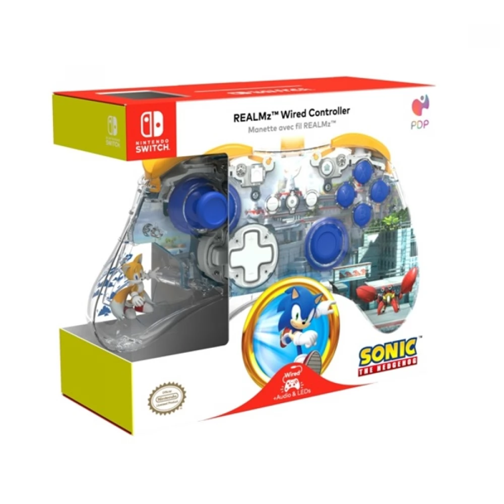 PDP REALMz wired controller Switch Sonic Tails Seaside Hill Zone - iPon ...