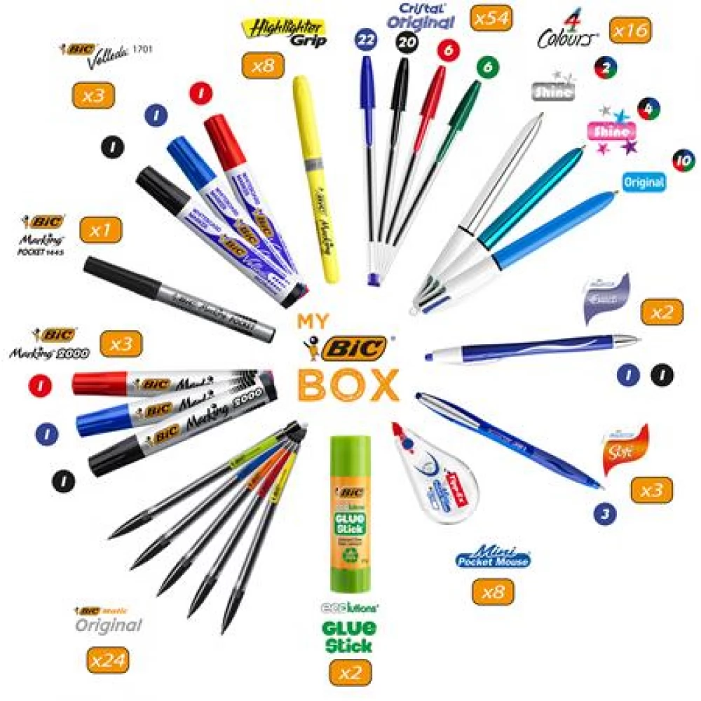 BIC Box Írószer készlet 124 darabos - iPon.hu