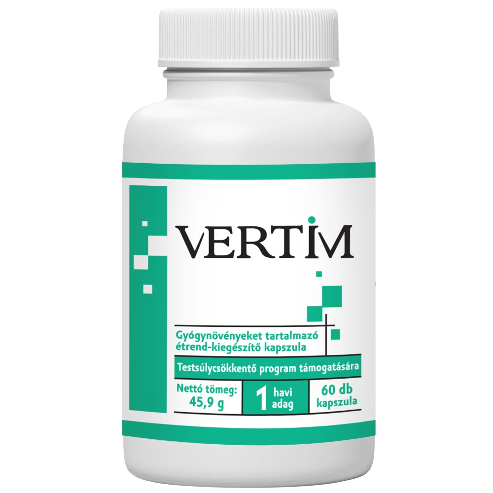 Vertim gyógynövényeket with étrend-kiegészítő capsule 60 pcs - iPoncomp.com
