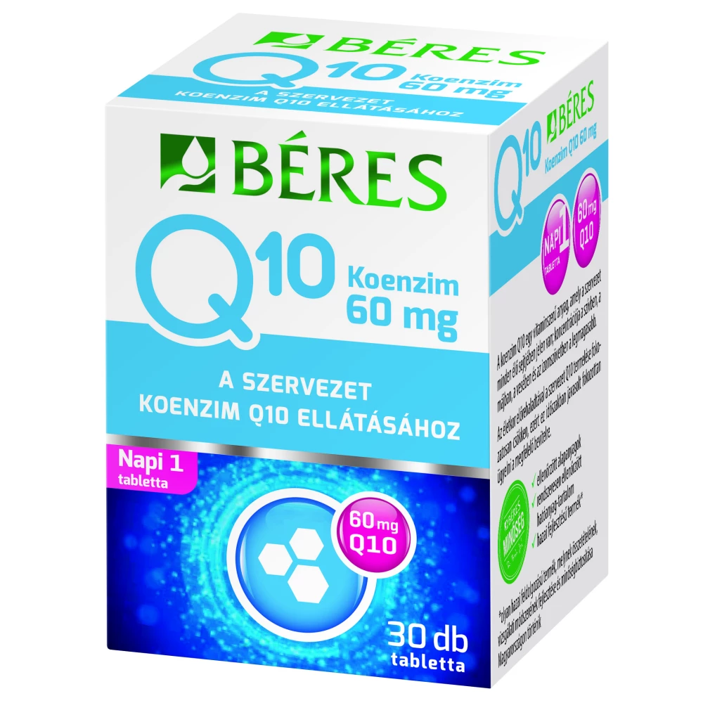 Béres Béres q10 60mg tabletta 30 db - iPon.hu