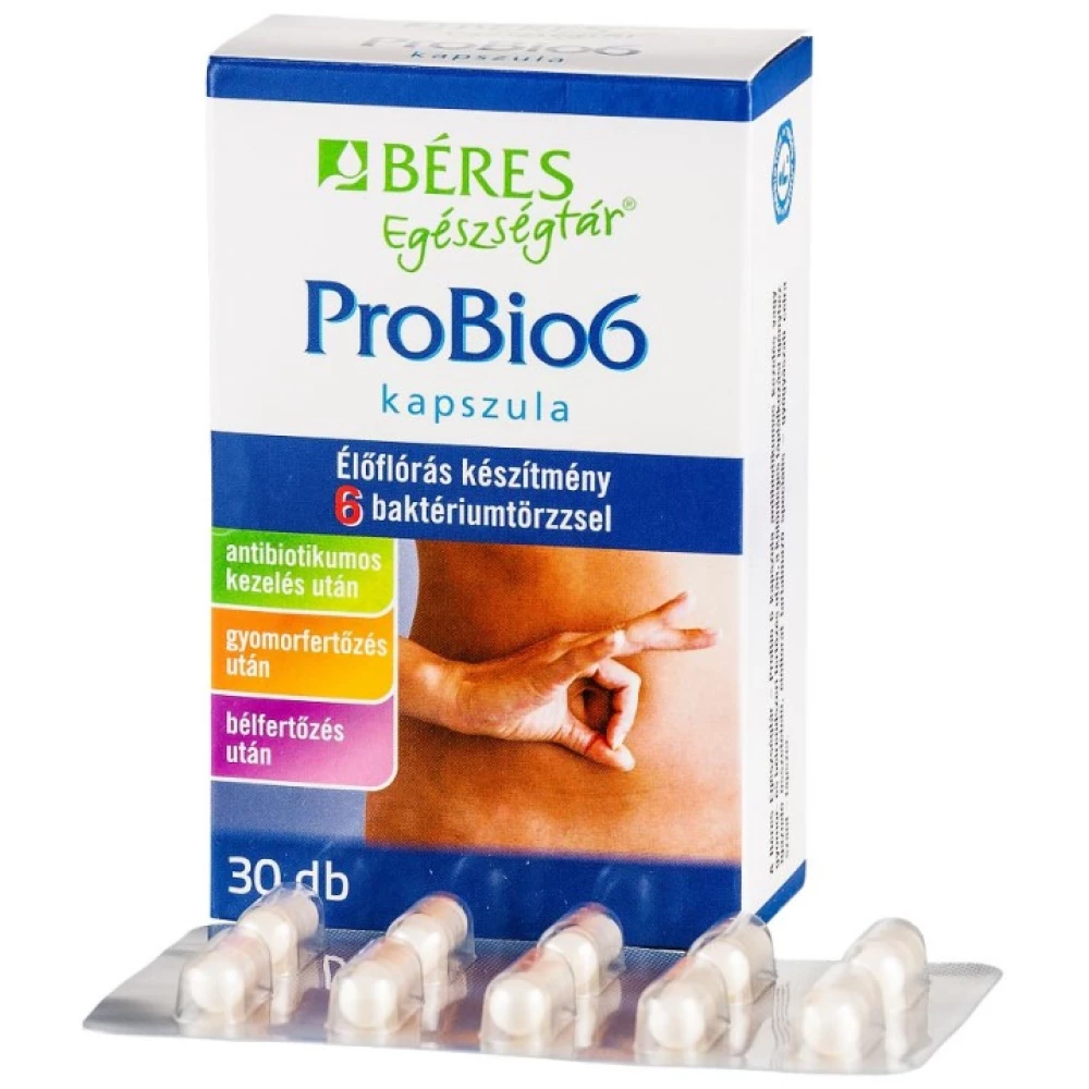 BÉRES Béres probio 6 capsule 30 pcs - iPoncomp.com