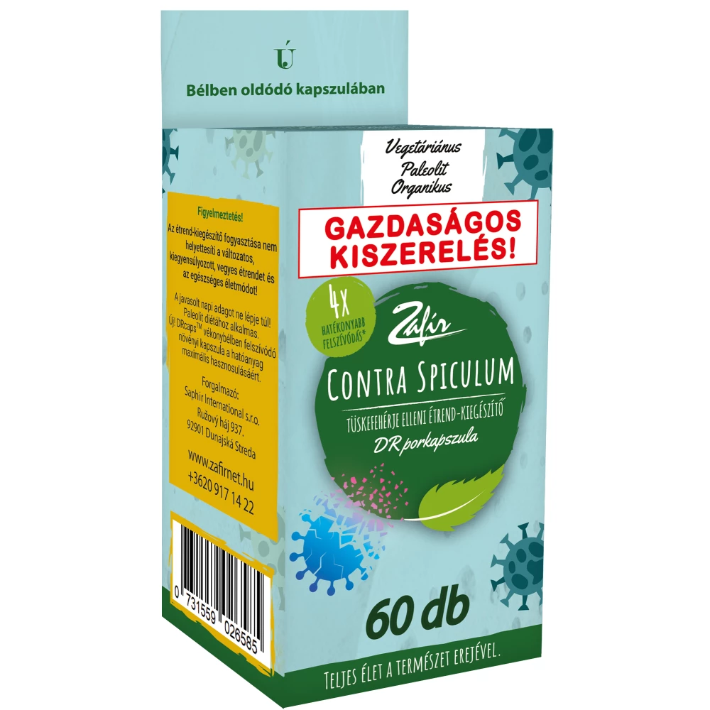 ZAFÍR Sapphire contra spiculum dr capsule 60 pcs - iPoncomp.com