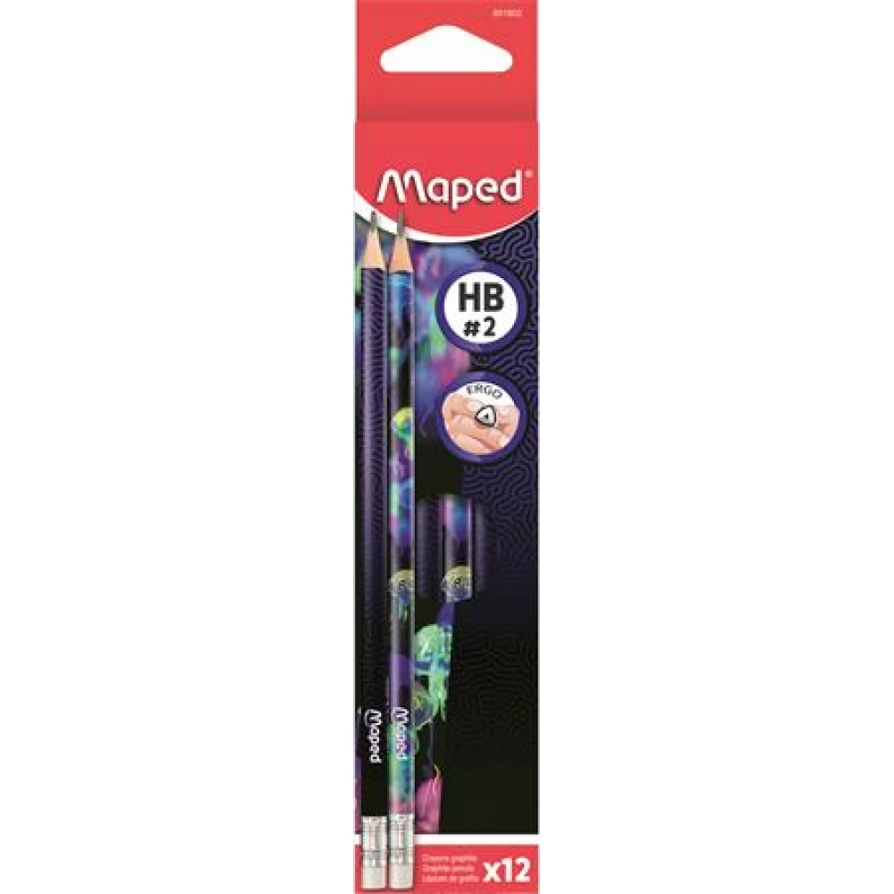 MAPED Deepsea Paradise Grafitceruza eraser HB triangular 12 pcs ...