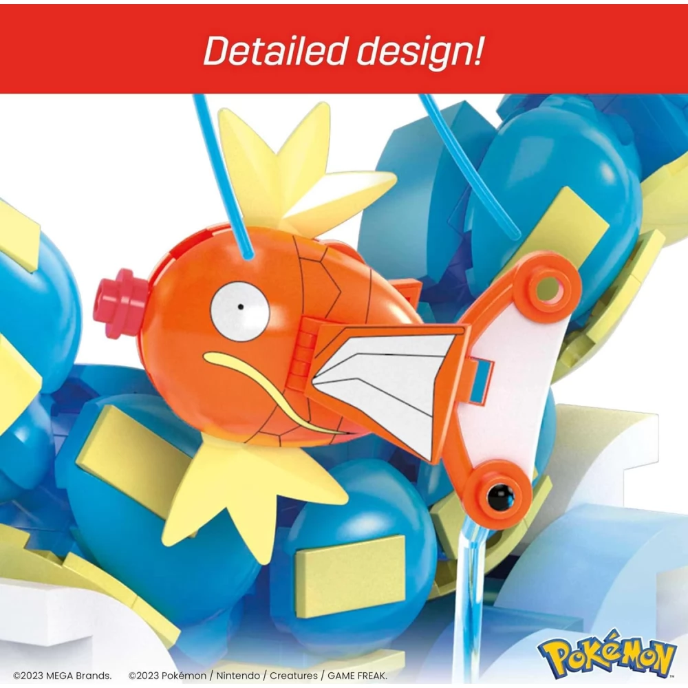 MATTEL MEGA Pokémon Magikarp evolúció 411 pieces building set ...