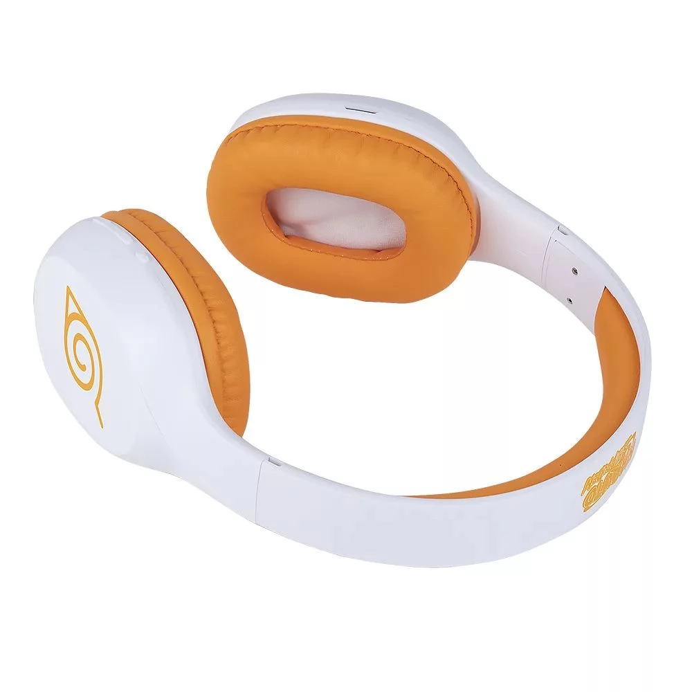 KONIX Naruto Bluetooth headset white-orange - iPoncomp.com