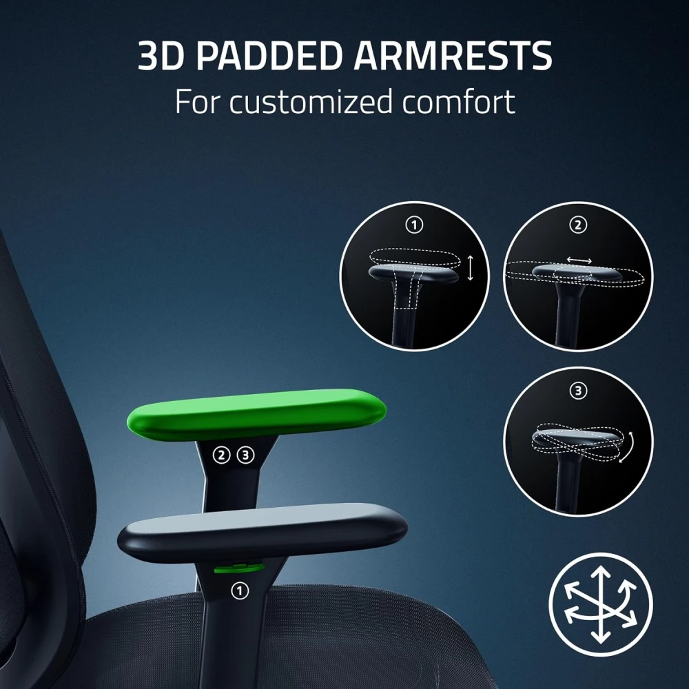 RAZER Fujin gamer chair black - iPoncomp.com
