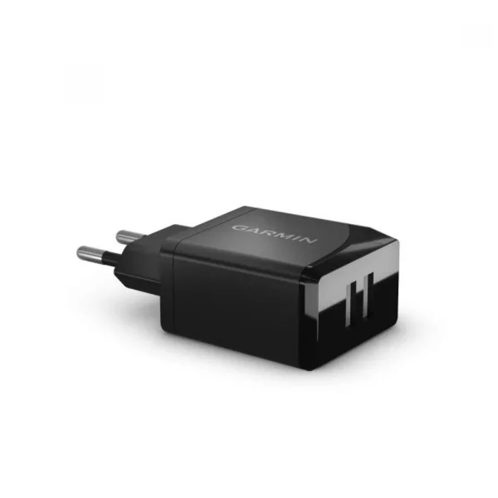 GARMIN Two 12W USB-A with plug network charger 5V 2.4A EU black ...
