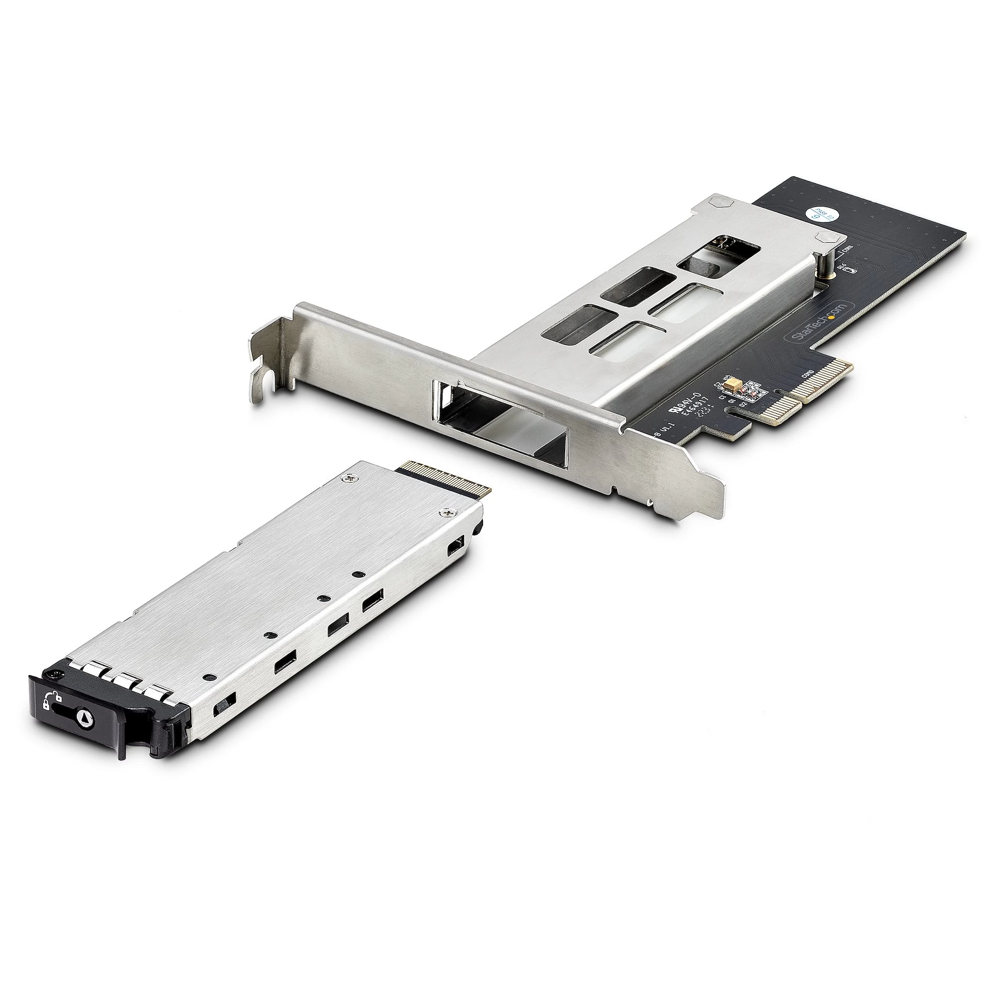 STARTECH M2-REMOVABLE-PCIE-N1 M.2 NVMe SSD to PCIe x4 Mobile Rack - iPon.hu