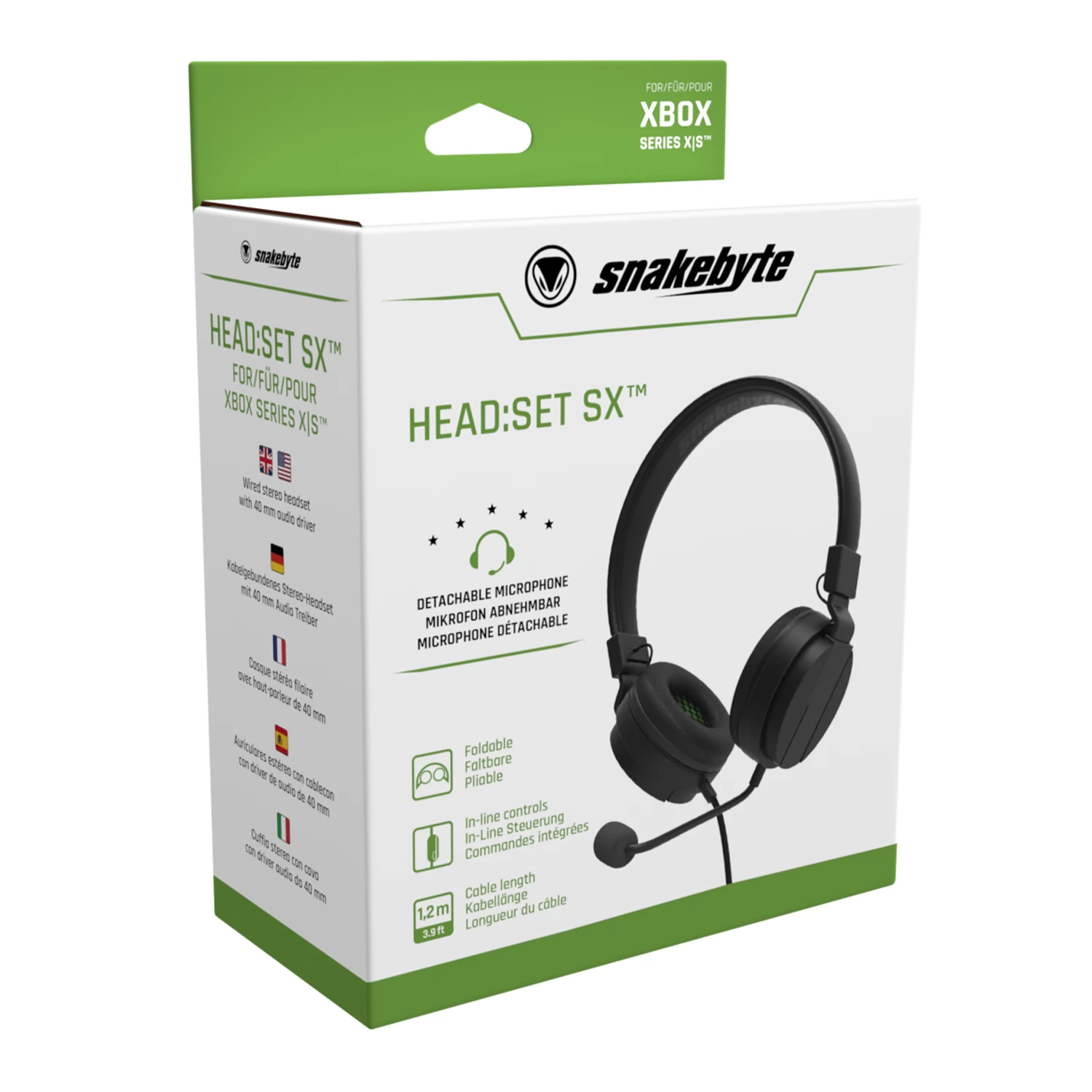 SNAKEBYTE HeadSet SX headphone black Xbox Series X - iPoncomp.com