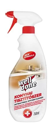 WELL DONE Kitchen disinfectant effect detergent spray 750 ml - iPoncomp.com