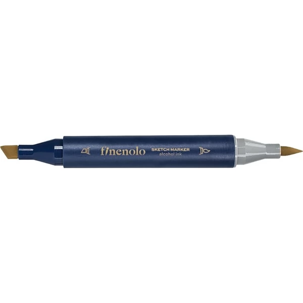 DELI Finenolo ART kétvégű permanent marker Brown - iPoncomp.com