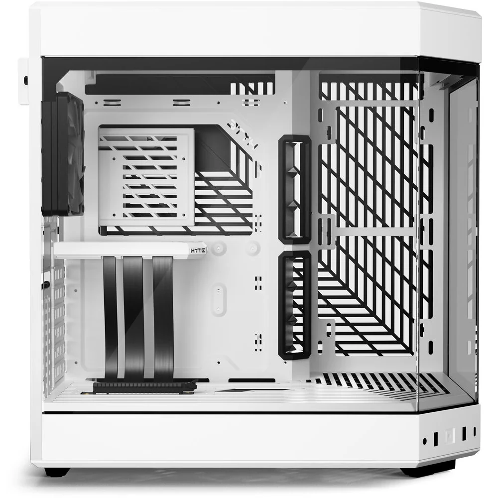 HYTE Y60 TG hó white + DIY LCD panel - iPoncomp.com