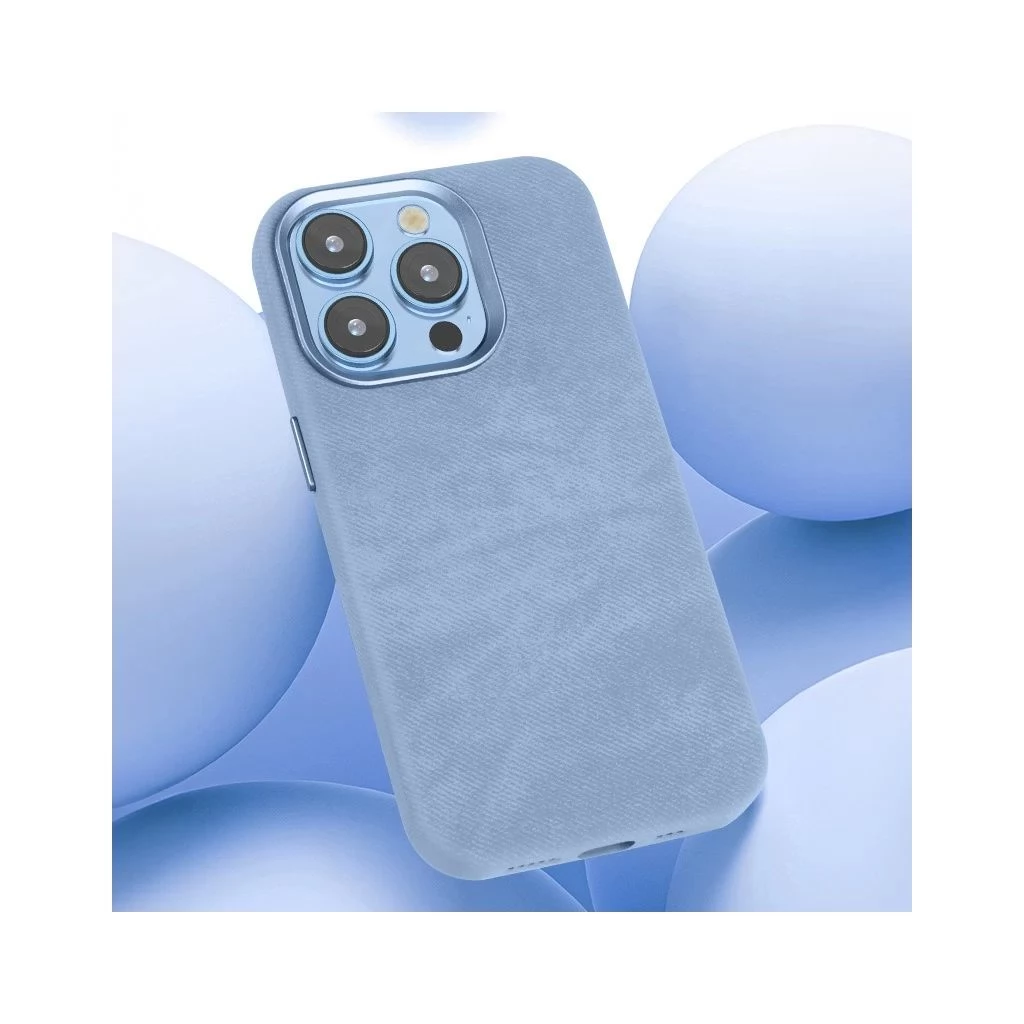 XPRO Soft Velvet Magsafe hátlaptok Apple iPhone 15 Pro Max kék - iPon.hu