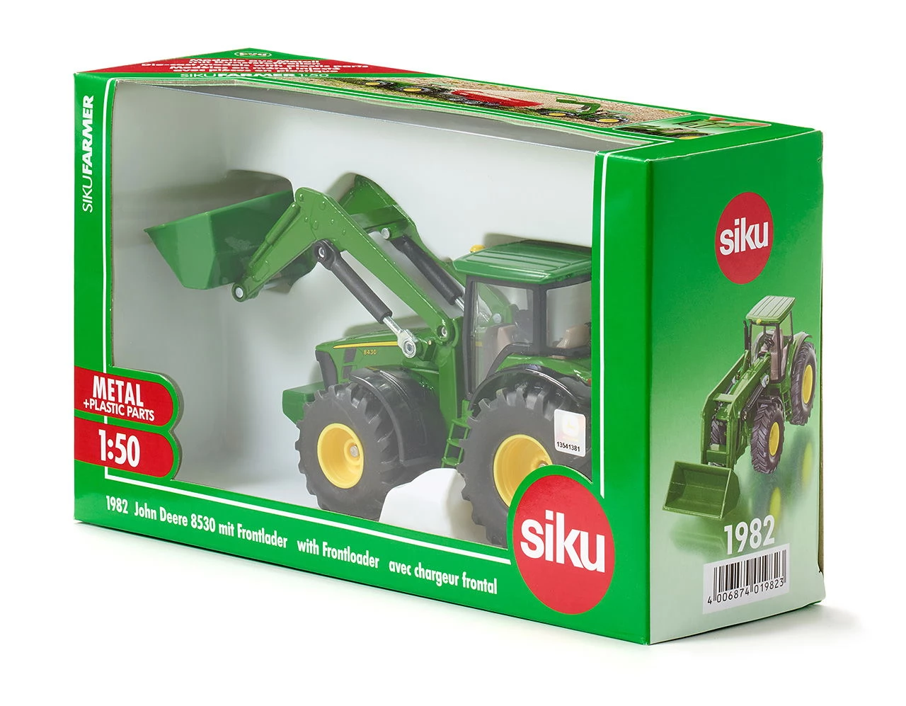 SIKU FARMER 1/50 John Deere front loader tractor - iPoncomp.com