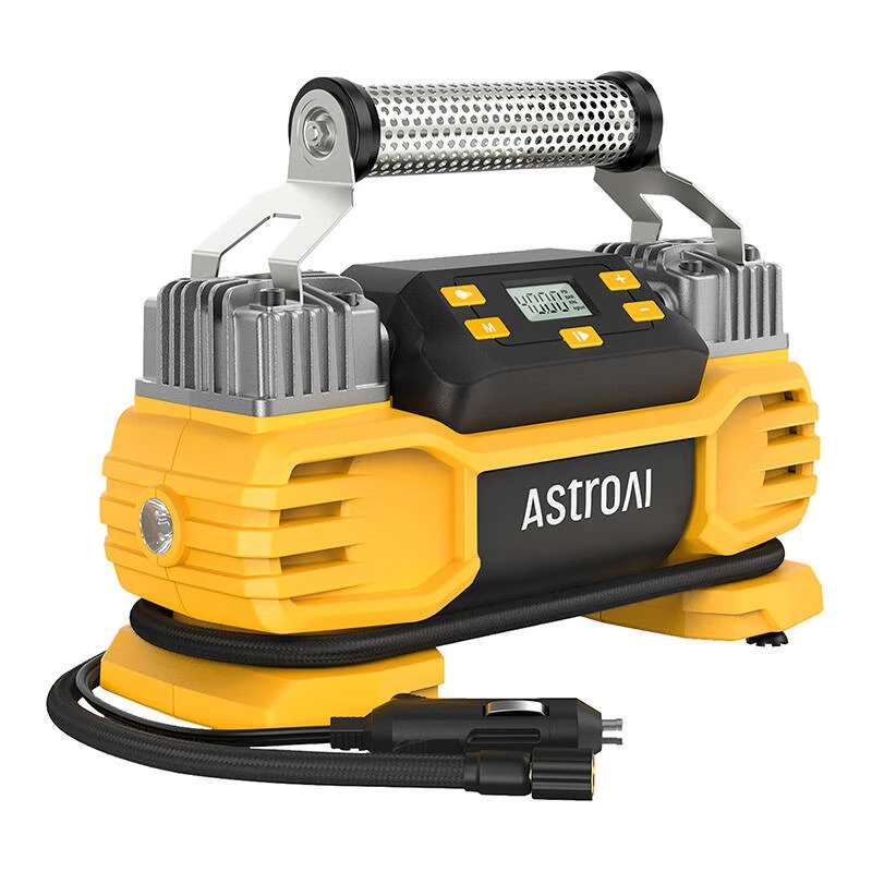 ASTROAI AIRUN T2 Heavy Duty Tire Inflator Pump - iPoncomp.com