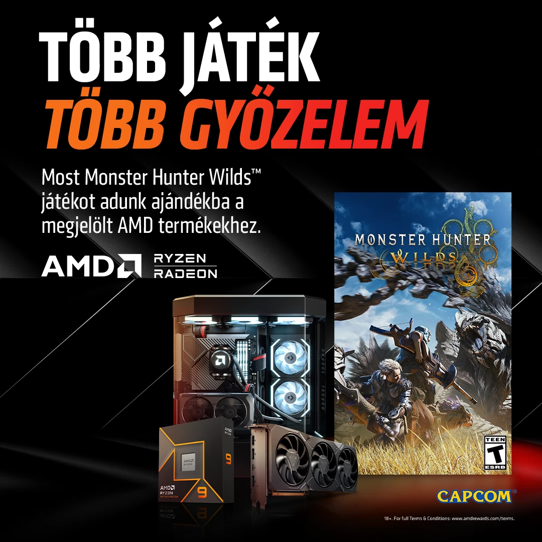AMD RADEON - Monster Hunter Wilds game bundle - iPoncomp.com