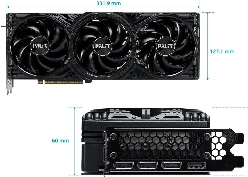 PALIT GamingPro OC GeForce RTX 5070 12GB GDDR7 DLSS4 - iPoncomp.com