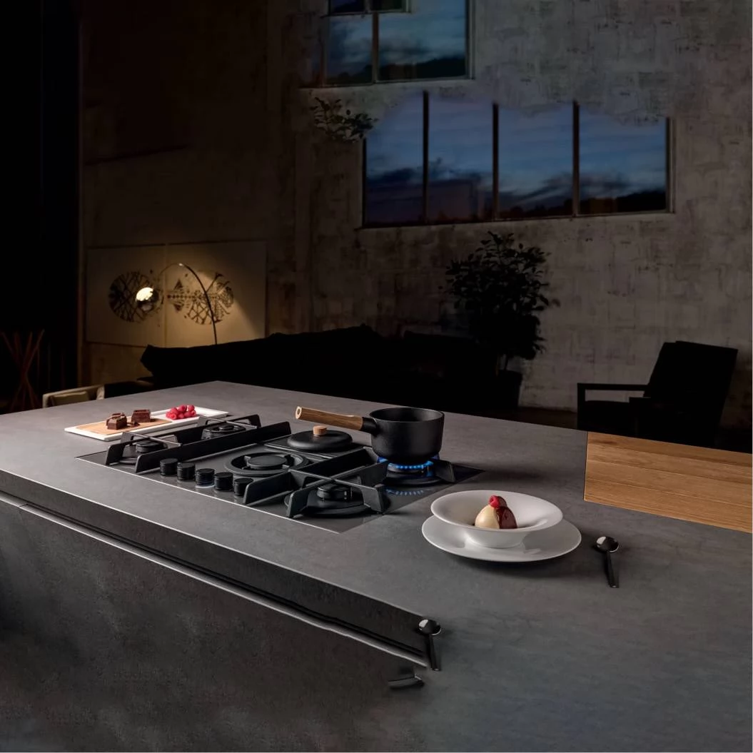 ELICA PRF0196341 NIKOLATESLA FLAME EVO BL/A/88 gas Cooker - iPoncomp.com