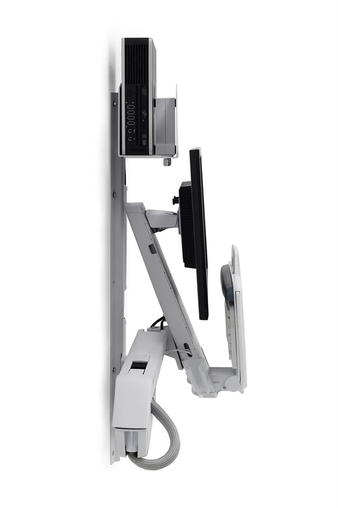 ERGOTRON StyleView mural keyboard and monitor holder workstation white ...